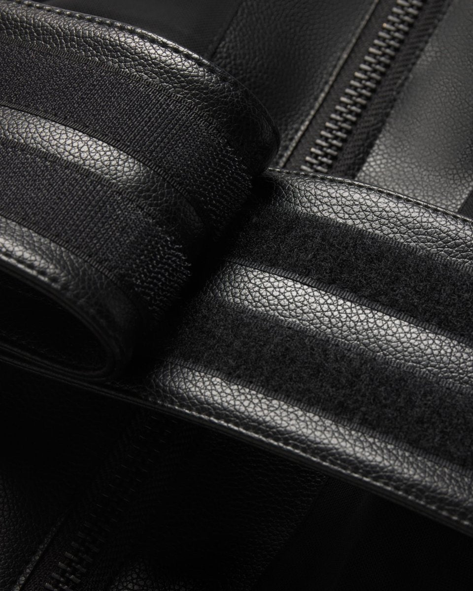 Faux Leather Open Back Top | Black – Khy