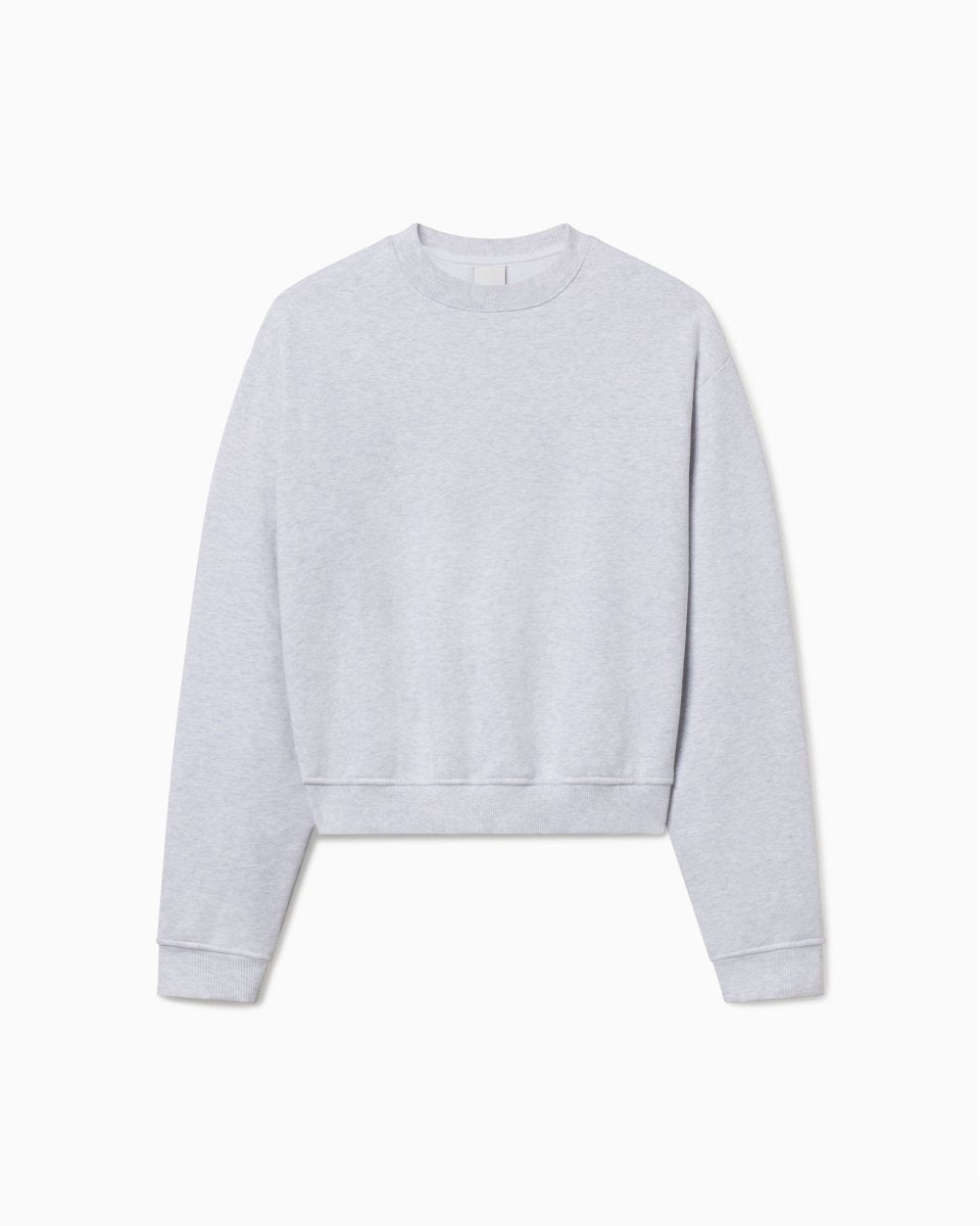 Fleece Crewneck | Light Heather Grey – Khy