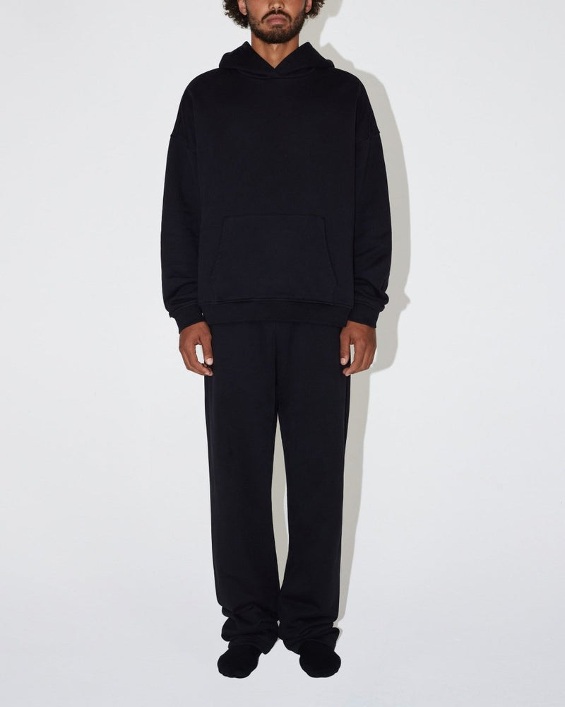 Fleece Oversized Hoodie | Black – Khy