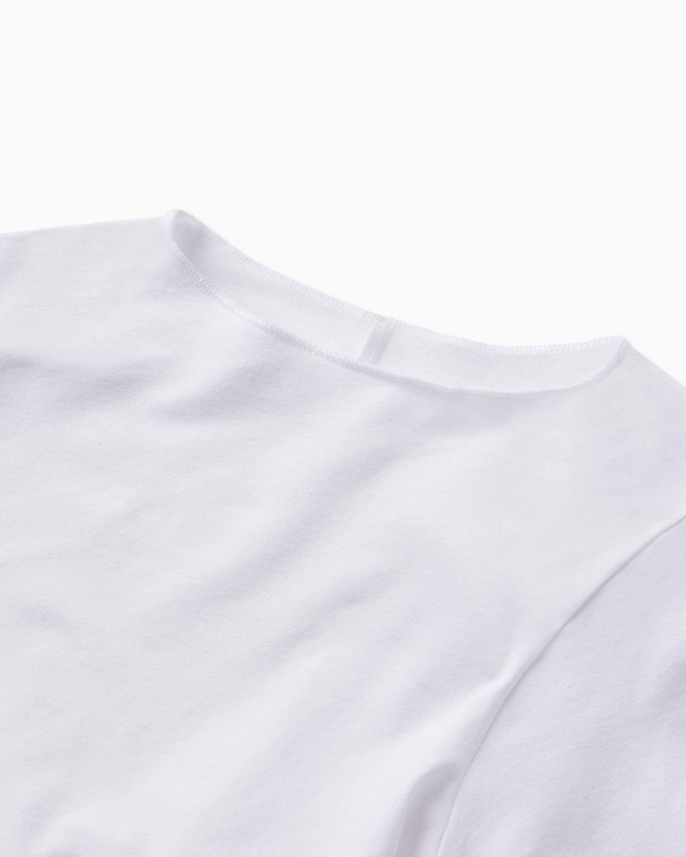 Long Sleeve Wrap Top | White – Khy