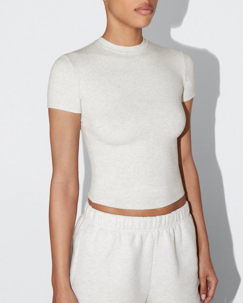 Mid Tee | Light Heather Grey – Khy