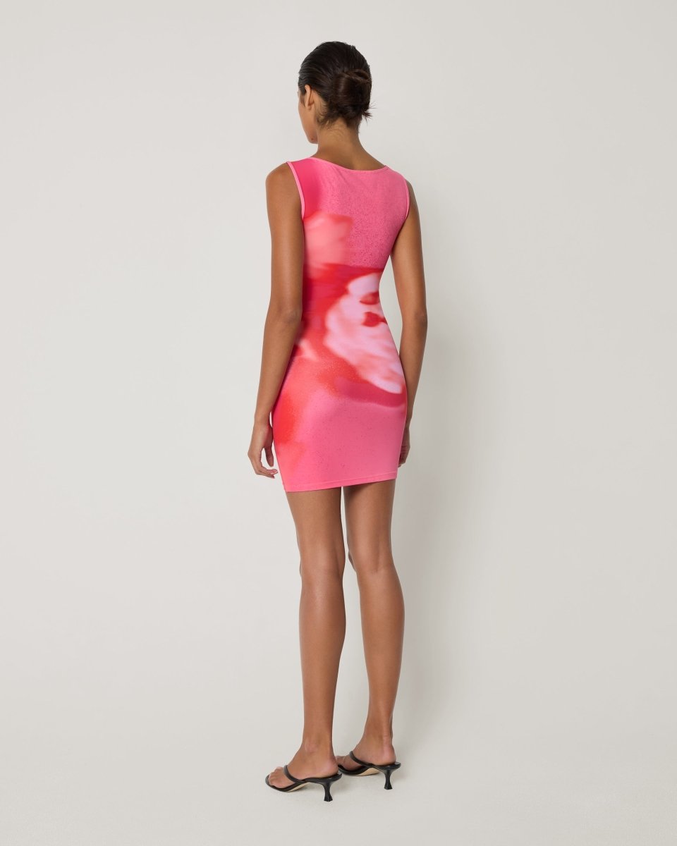 Smooth Stretch Tank Mini Dress | Pink Peony – Khy