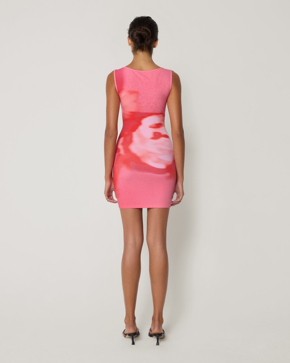 Smooth Stretch Tank Mini Dress | Pink Peony – Khy